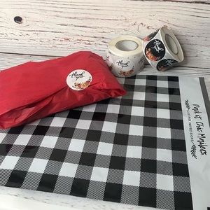 @jodes.co.xo | Office | Sale Buffalo Plaid Poly Mailers | Poshmark